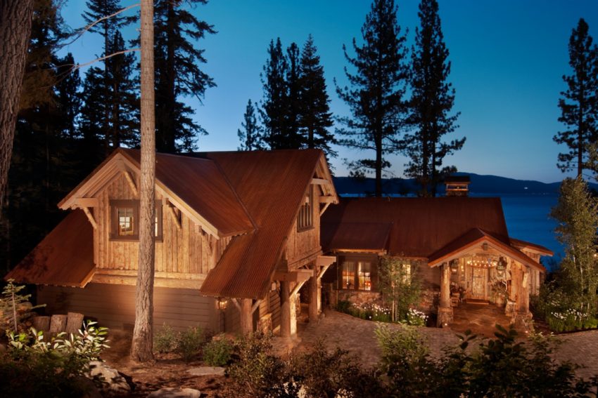 Log Cabin on the land along the edge of the Tahoe lake elevated on 1,897 m – Adorable Living Spaces